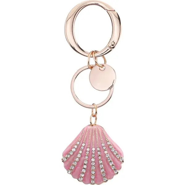 Nina Seashell Bag Charm - Icy Pink