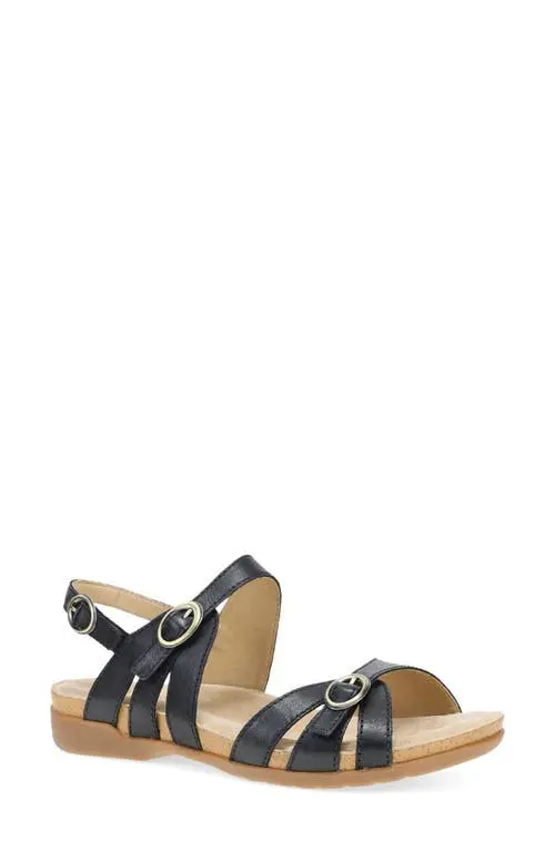 Dansko Ruthie Strappy Sandals - Black