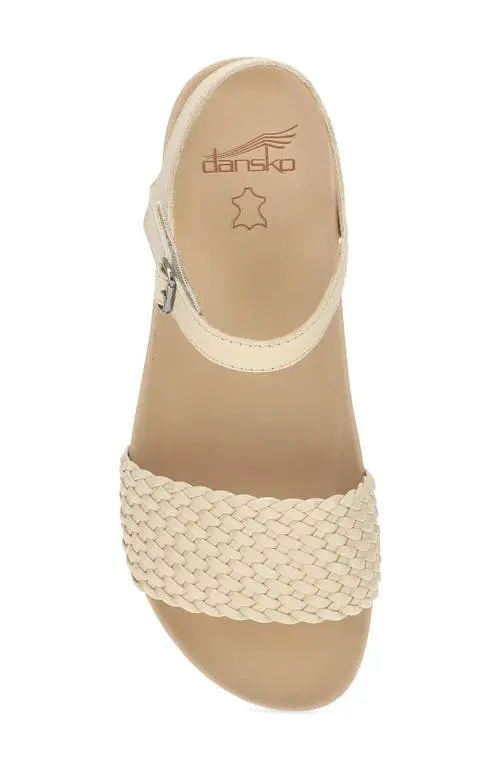 Dansko Jodie Ankle Strap Sandal - Vanilla