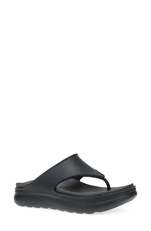 Dansko Devyn Platform Flip Flop - Black
