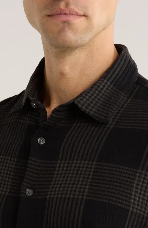 John Varvatos Luca Plaid Button-up Shirt