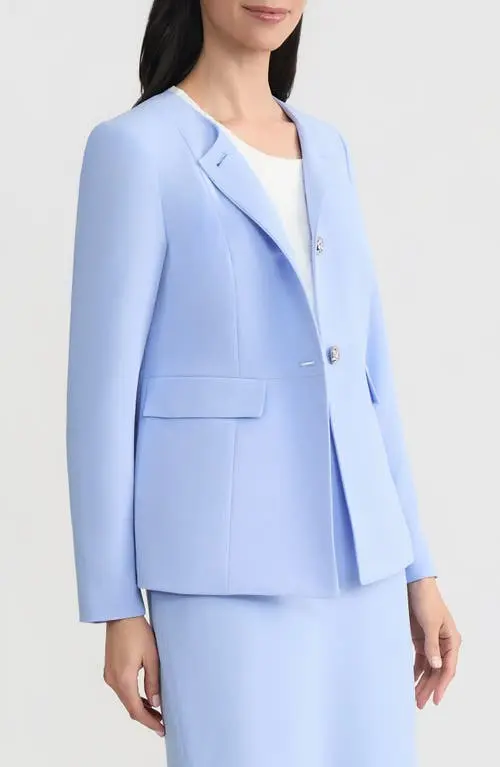 KASPER Three-button Peplum Jacket
