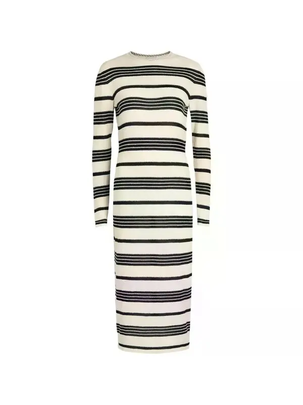 Moncler Striped Midi Dress