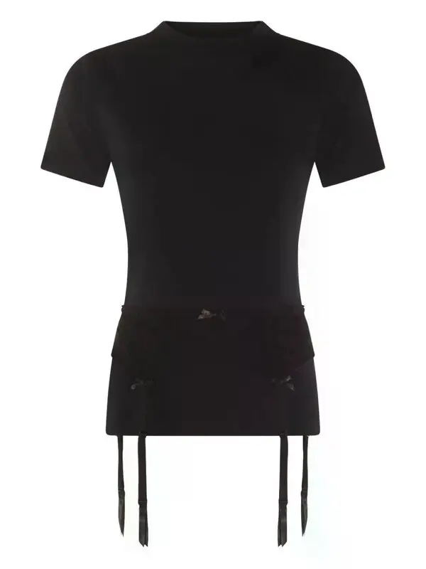 Balenciaga Lace-trimmed T-shirt