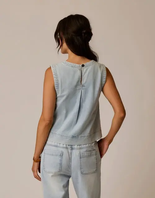 Carve Designs Susie Denim Tank - Savannah