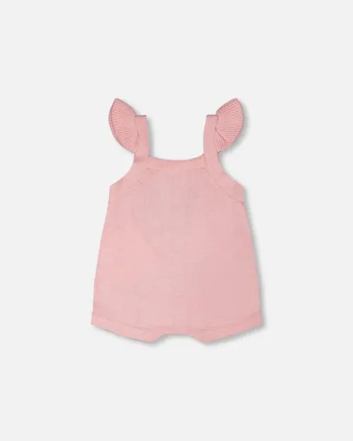 DEUX PAR DEUX Knit Strawberry Romper