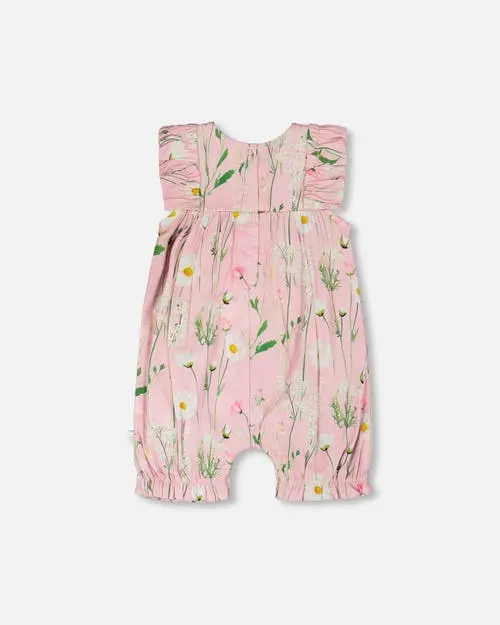 DEUX PAR DEUX Viscose Floral Print Romper