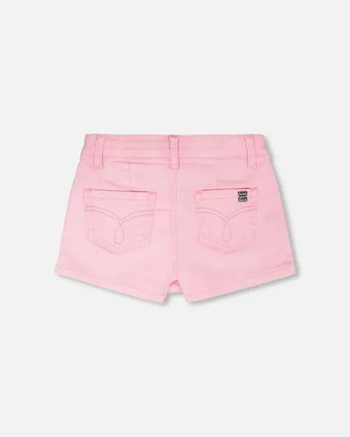 DEUX PAR DEUX Stretch Twill Skort With Pockets - Pink