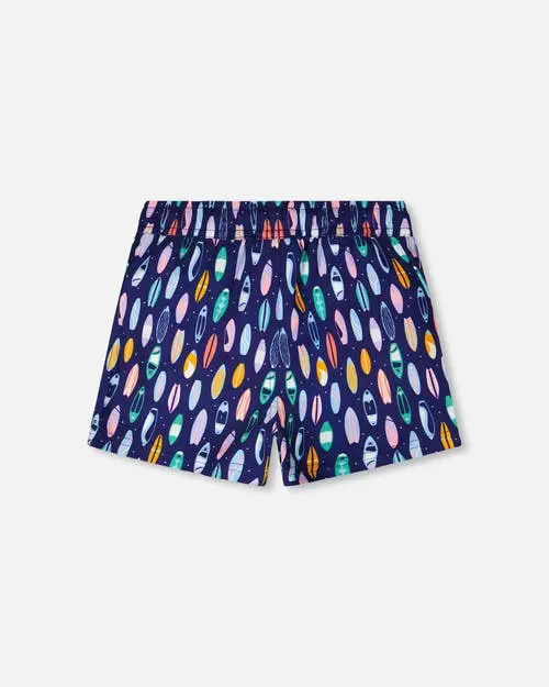 DEUX PAR DEUX Surfboard Print Boardshorts