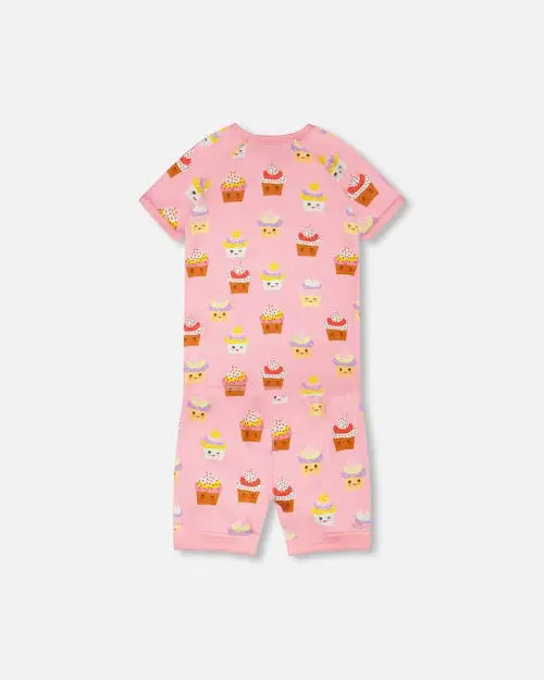 DEUX PAR DEUX Organic Cotton Cupcake Two-piece Pyjama Set
