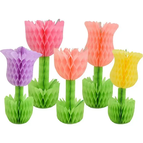 DAYDREAM SOCIETY Tulip Honeycomb Set Of 5 - Assorted Pre-pack