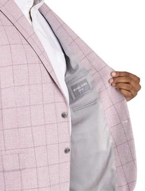 Michael Kors Big & Tall Windowpane Sport Coat
