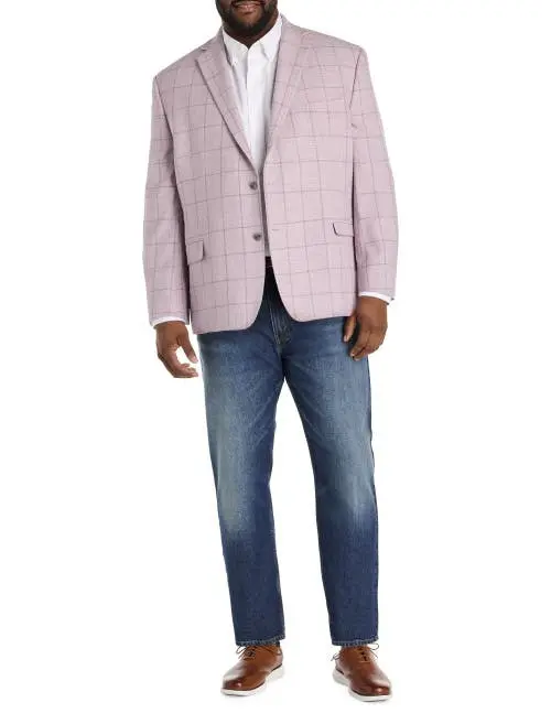 Michael Kors Big & Tall Windowpane Sport Coat