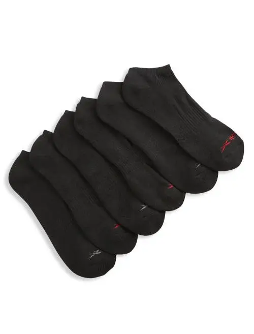 REEBOK 6-pack Low-cut Socks - Black
