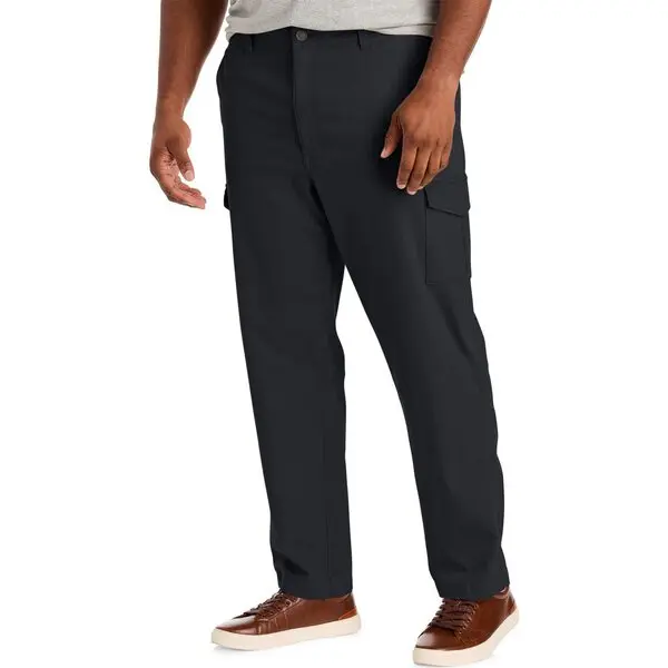 TRUE NATION BY DXL Big & Tall Everyday Cargo Pants - Jet Black