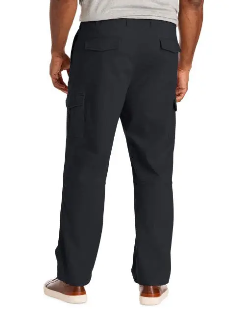 TRUE NATION BY DXL Big & Tall Everyday Cargo Pants - Jet Black
