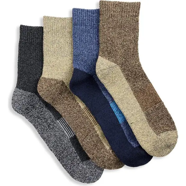 Columbia Big & Tall 4-pack Crew Socks - Multi