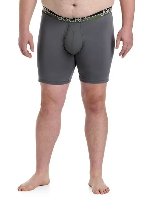 JOCKEY Big & Tall 2-pk Infinite Cool Performance Microfiber Boxer Briefs