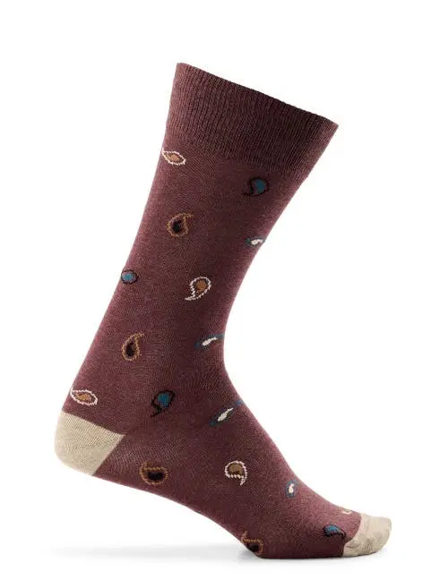 SYNRGY BY DXL Big & Tall 3-pack Paisley Socks