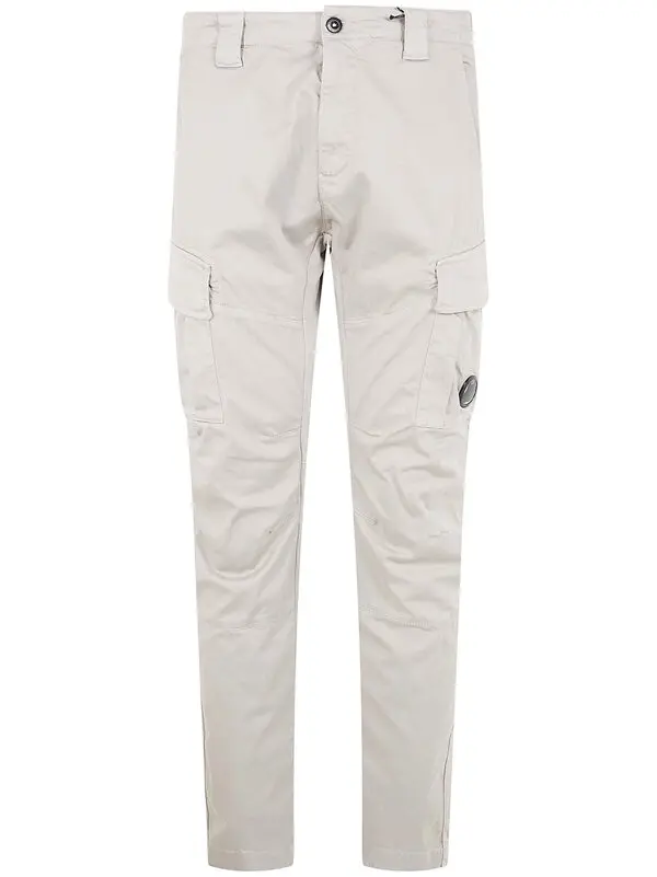 C.P. COMPANY Stretch Sateen Ergonomic Cargo Pants - Gray