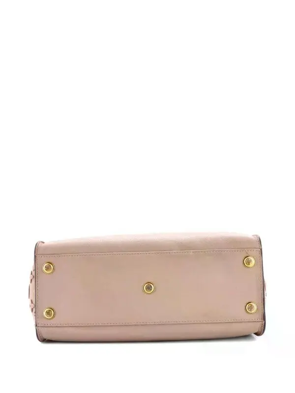 LOUIS VUITTON On My Side Monogram Tuffetage Leather Mm Tote Bag