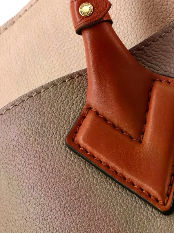 LOUIS VUITTON On My Side Monogram Tuffetage Leather Mm Tote Bag