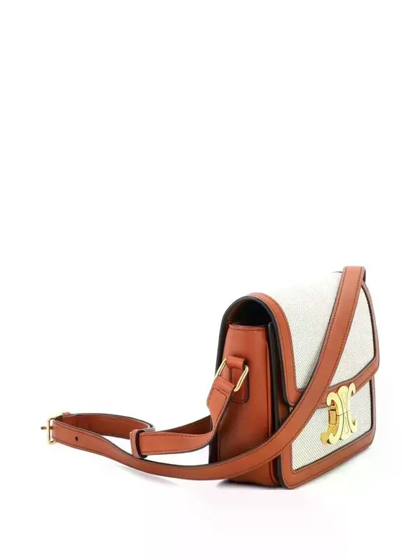 Celine Triomphe Teen Crossbody Bag - Brown