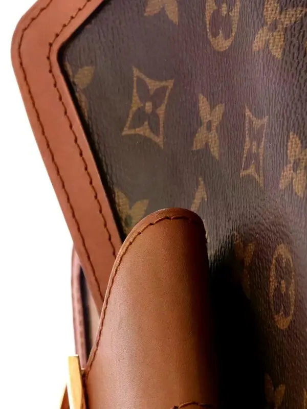 LOUIS VUITTON Dauphine Reverse Monogram Canvas Mm Shoulder Bag - Brown