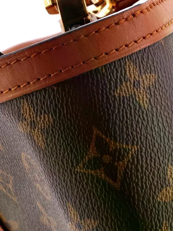 LOUIS VUITTON Dauphine Reverse Monogram Canvas Mm Shoulder Bag - Brown