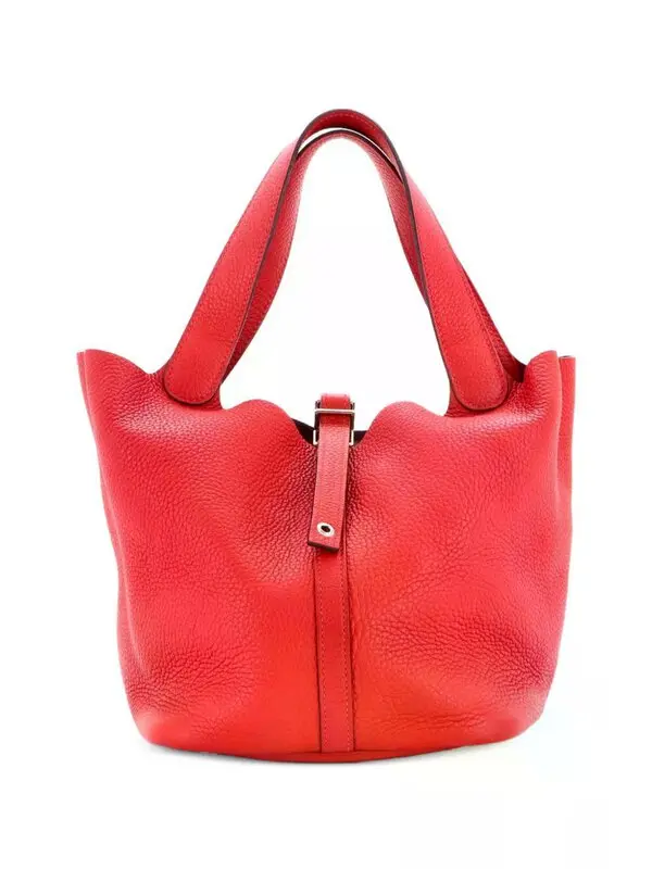 Hermès Picotin Lock Mm Bucket Bag - Red