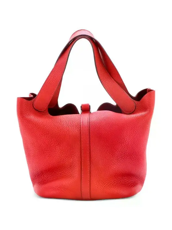 Hermès Picotin Lock Mm Bucket Bag - Red