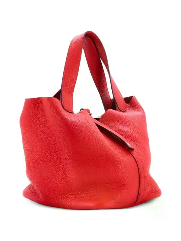 Hermès Picotin Lock Mm Bucket Bag - Red