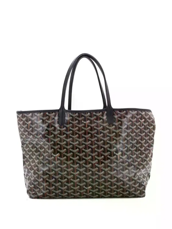 Goyard Saint Louis Coated Canvas Pm Tote Bag - Black