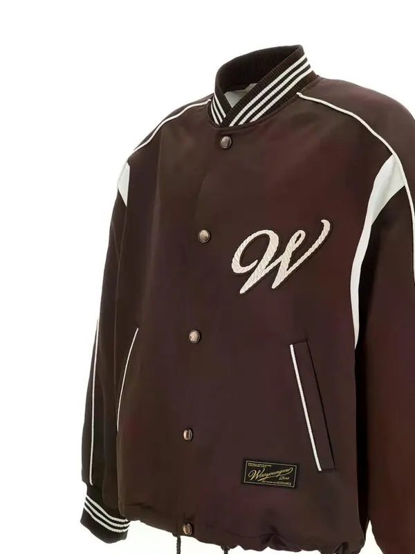 WOOYOUNGMI Buttoned Bomber Jacket - Brown