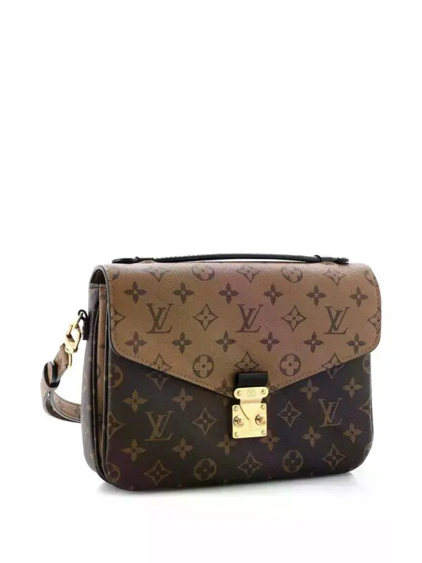 LOUIS VUITTON Pochette Metis Reverse Monogram Canvas Crossbody Bag - Brown