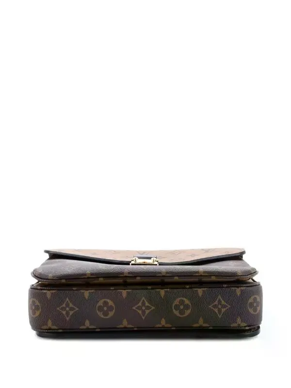 LOUIS VUITTON Pochette Metis Reverse Monogram Canvas Crossbody Bag - Brown