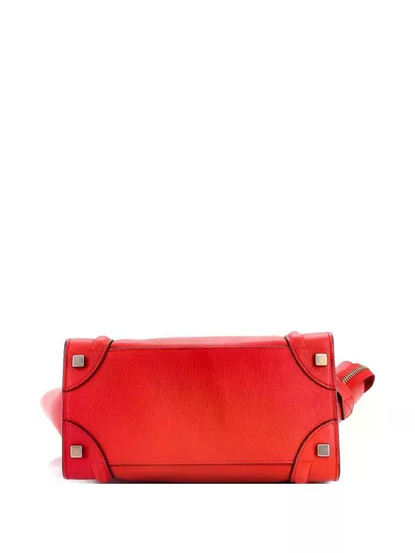 Celine Luggage Bag Grainy Leather Micro Tote