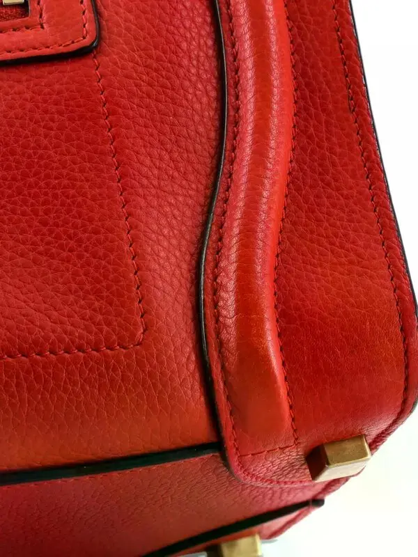 Celine Luggage Bag Grainy Leather Micro Tote