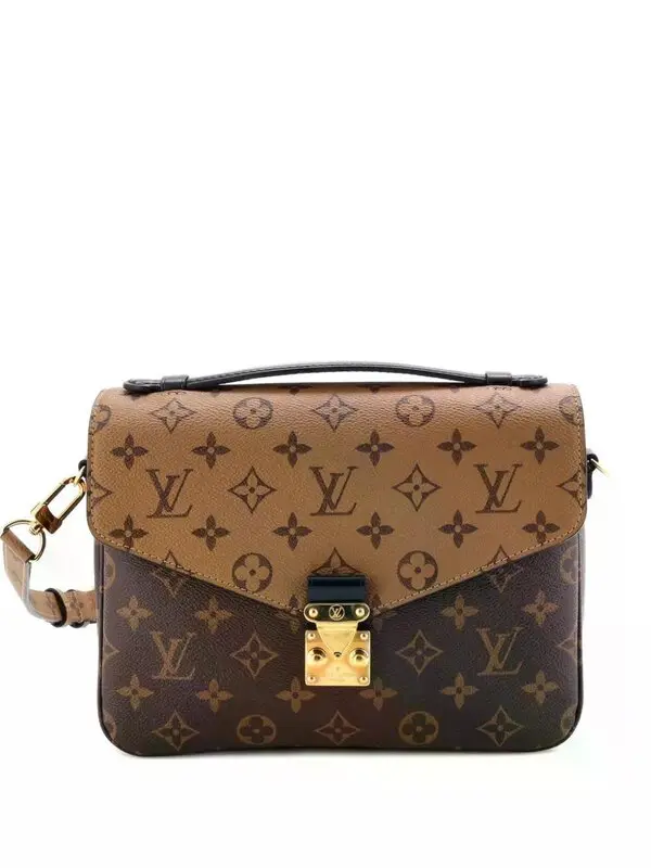 LOUIS VUITTON Pochette Metis Reverse Monogram Canvas - Brown