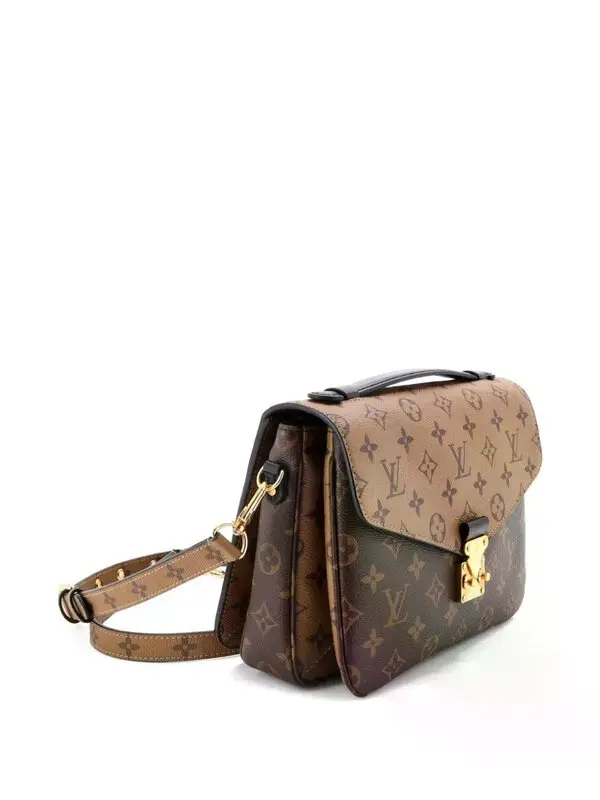 LOUIS VUITTON Pochette Metis Reverse Monogram Canvas - Brown