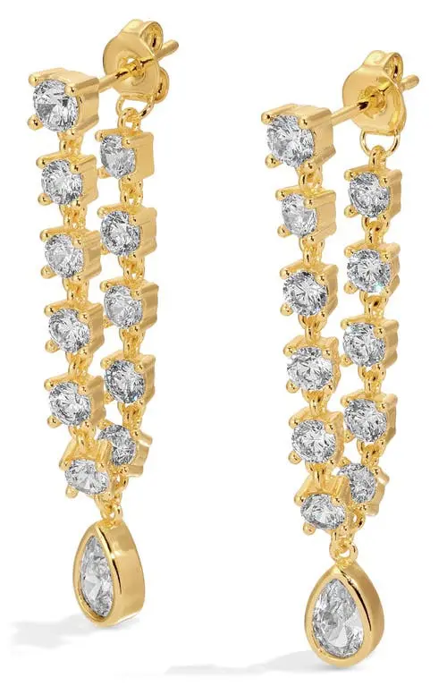 Lili Claspe Stephie Bezel Drop Earrings