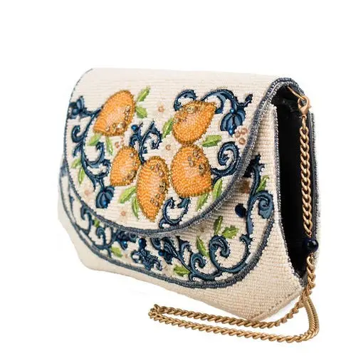 MARY FRANCES ACCESSORIES Capri Lemons Crossbody Handbag