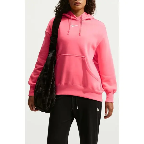 Nike Sportswear Phoenix Fleece Oversized Pullover Hoodie - Sea Coral/sail