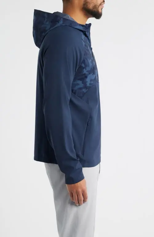G/fore Hybrid Quarter Zip Hoodie