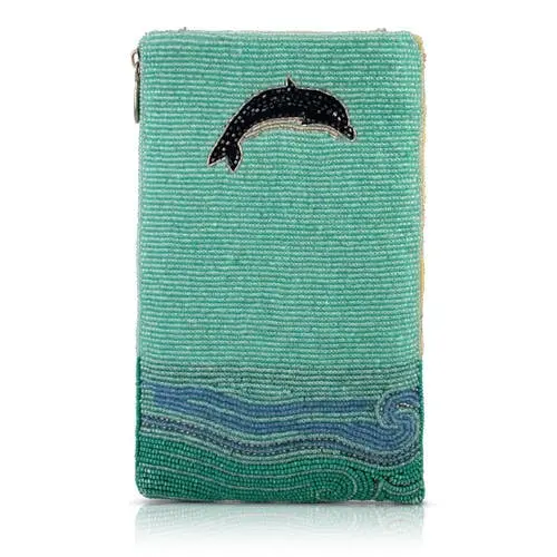 MARY FRANCES ACCESSORIES Flip For Joy Crossbody Phone Bag
