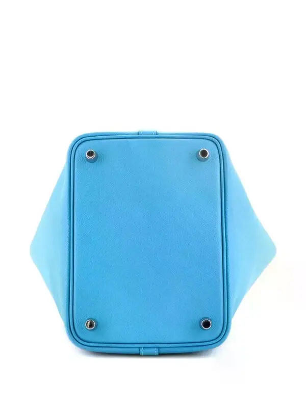 Hermès Picotin Lock Tressage Epsom Pm Bucket Bag - Blue