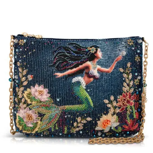 MARY FRANCES ACCESSORIES Mermaid Magic Crossbody Handbag