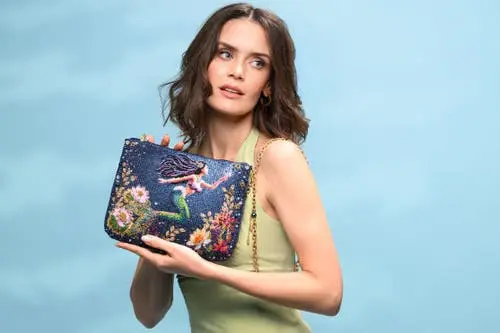 MARY FRANCES ACCESSORIES Mermaid Magic Crossbody Handbag