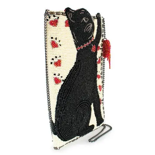 MARY FRANCES ACCESSORIES Purr-suit Crossbody Phone Bag