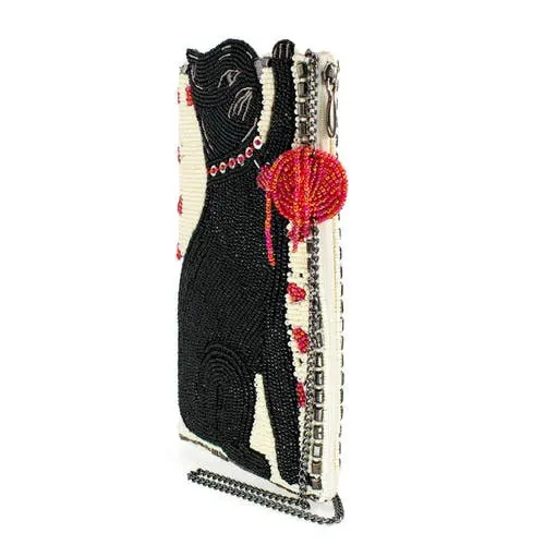 MARY FRANCES ACCESSORIES Purr-suit Crossbody Phone Bag